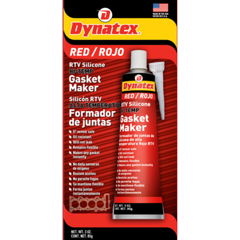 SELLADOR DE JUNTAS DE SILICONA ROJO PARA ALTAS TEMPERATURAS – Inversiones Barria